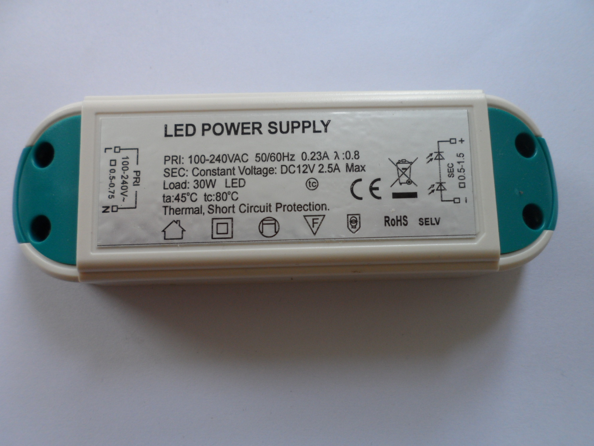 9w Low Voltage Ip65 Constant Current 750ma Led Strip Driver En 61000 3 2